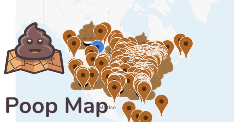 🚀 « Poop Map », le réseau social où l’on peut liker et commenter le ...